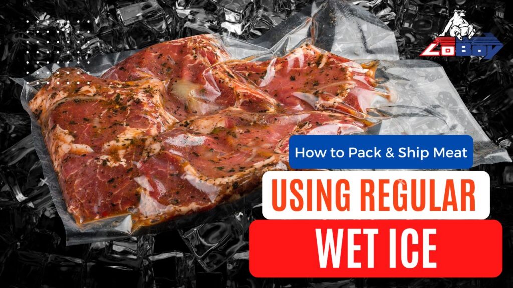 How to Ship Meat Using Frozen Ice - Loboy Styrofoam Coolers