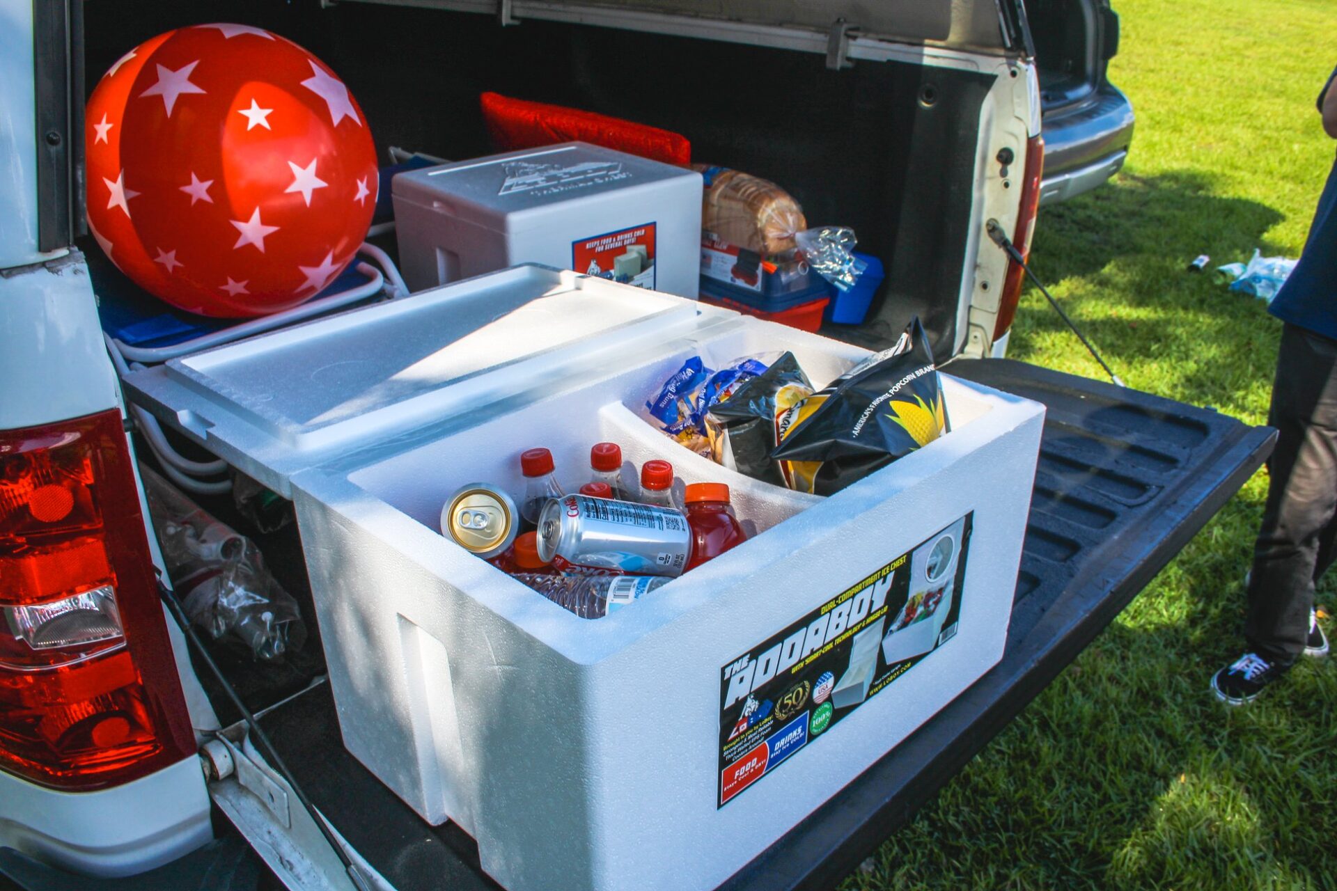 LoBoy Styrofoam Cooler 105 Addaboy 47-Quart Dual-Compartment Thick-Wall ...